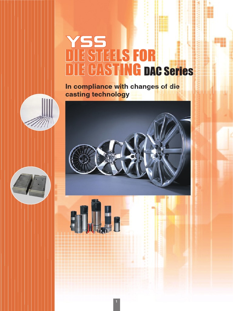YSS Die Casting Die Material | PDF | Heat Treating | Welding