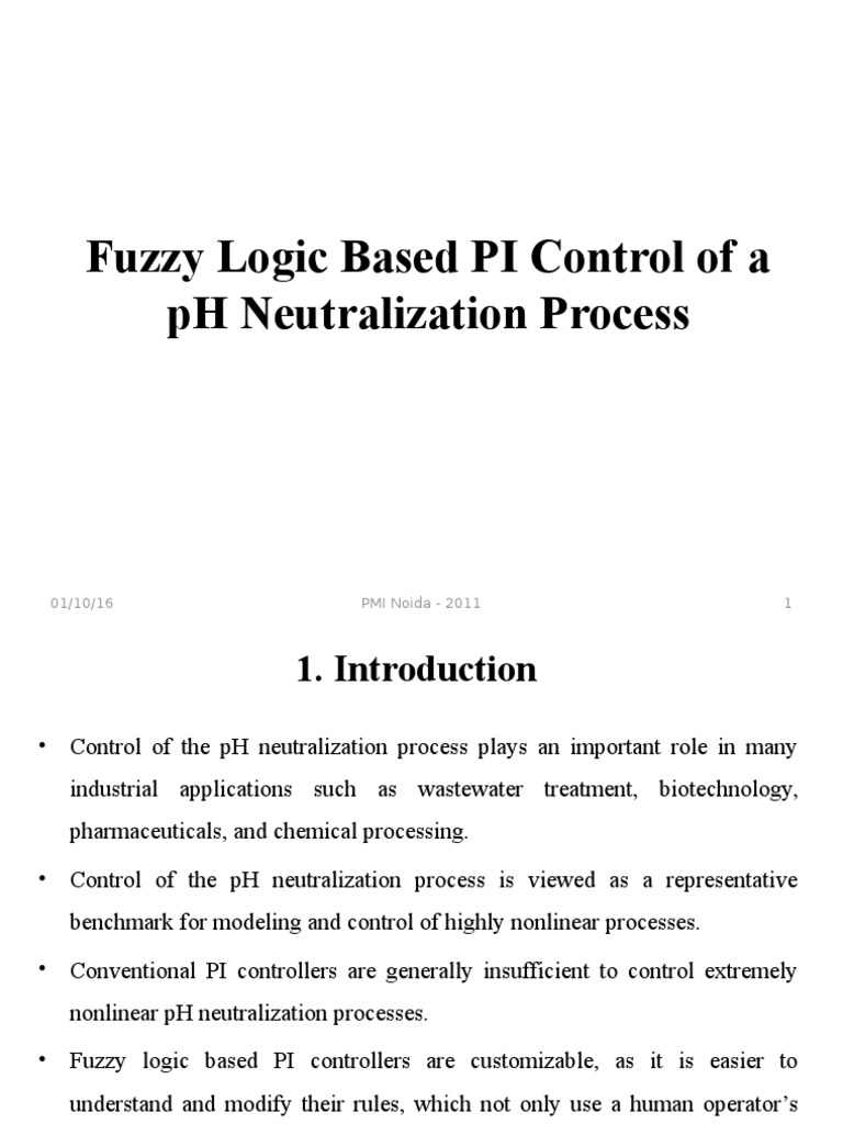 Fuzzy PH Control 1 | PDF | Cybernetics | Systems Theory