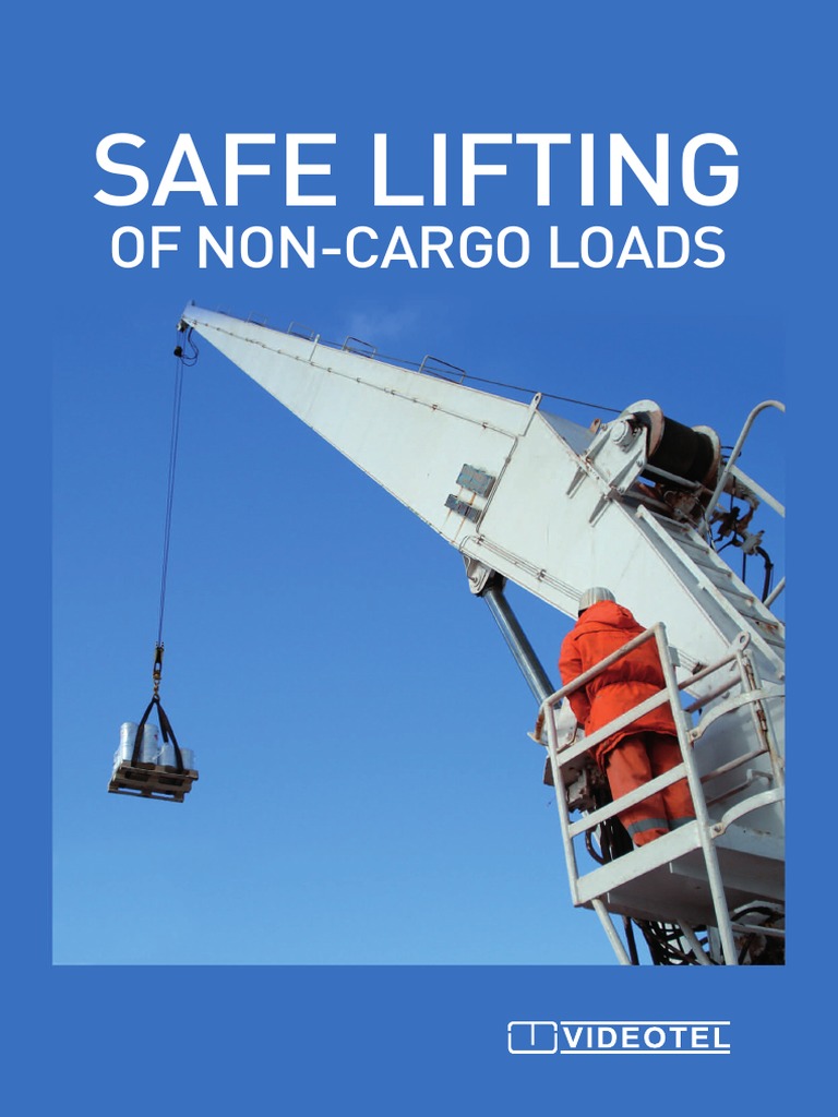 Safe Lifting of Non-Cargo Loads | PDF | Elevator | Crane (Machine)