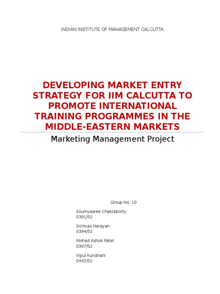 Developing A Marketing STR | PDF | Master Of Business Administration ...