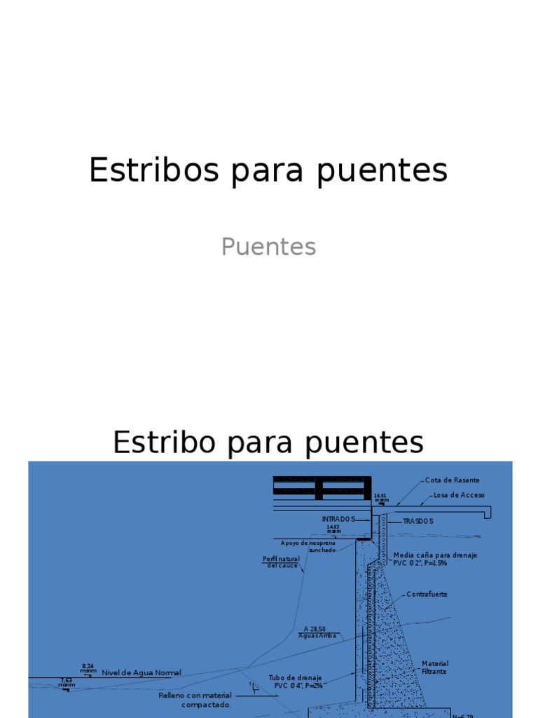 Diseño de Estribos para Puentes | PDF | Color | Qualia
