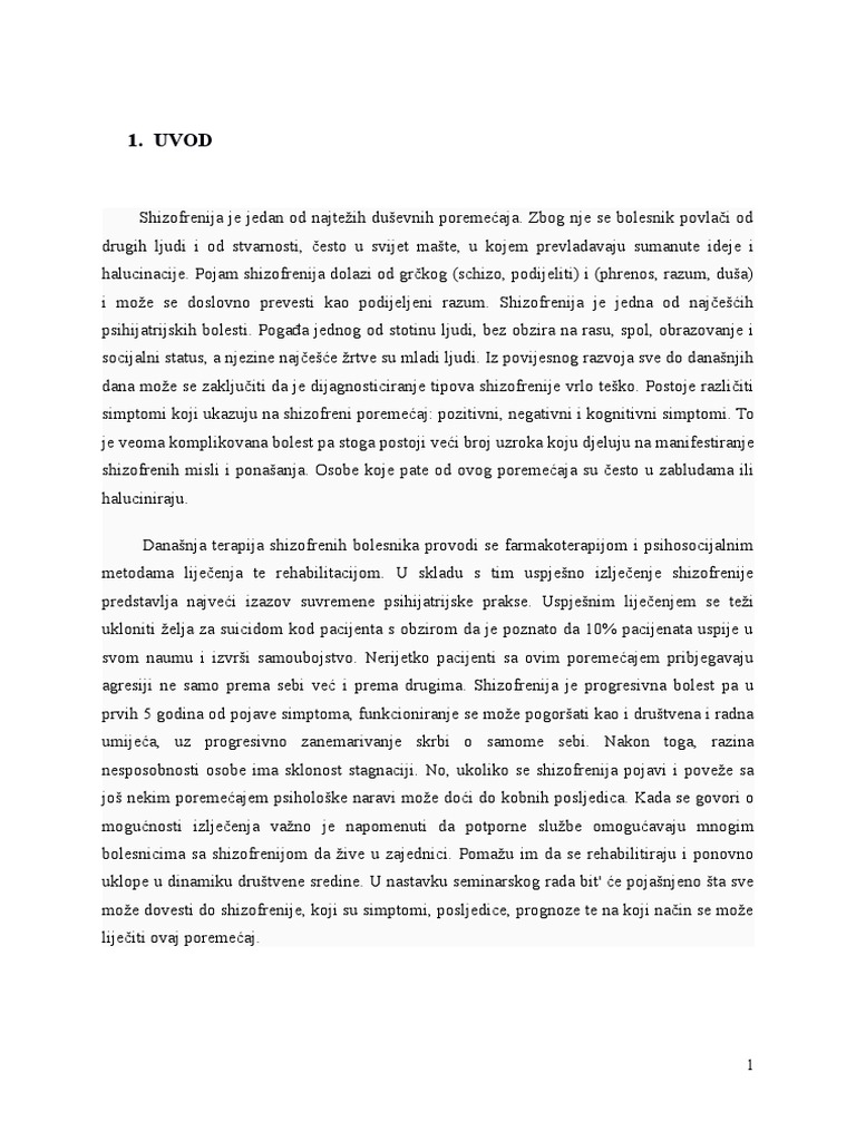 Shizofrenija | PDF