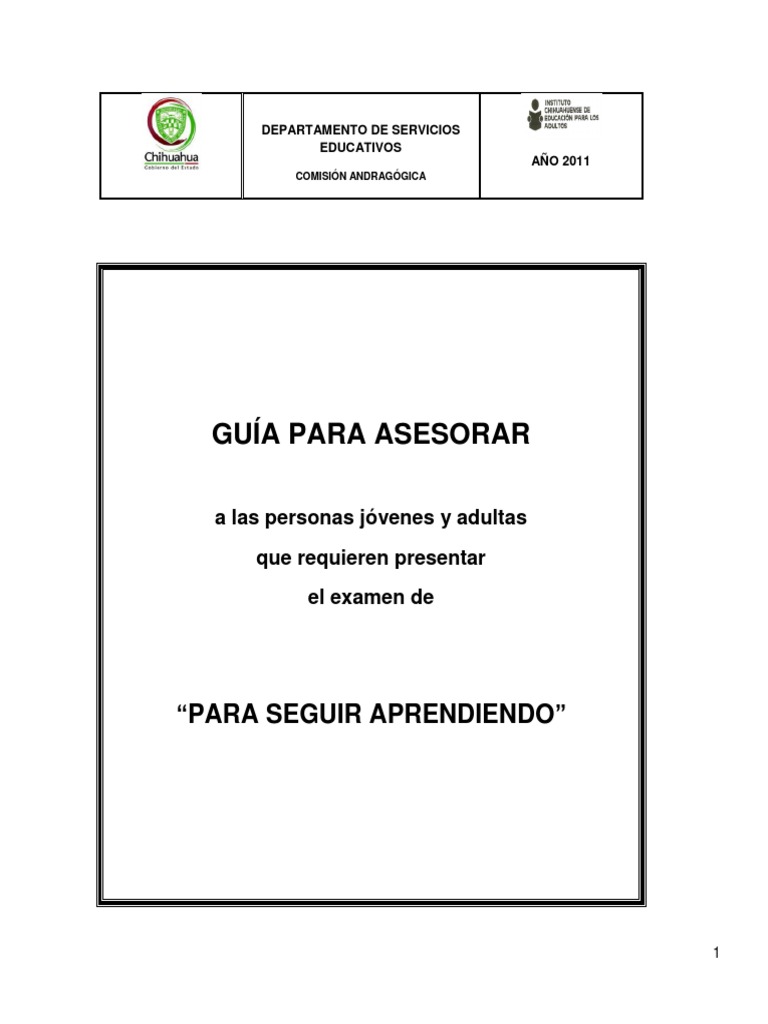 Guia para Seguir Aprendiendo | PDF | Infección transmitida sexualmente ...