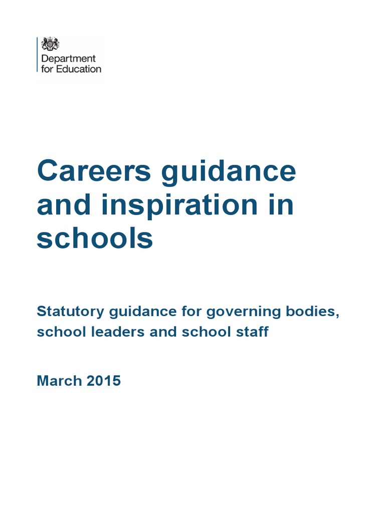 Careers Guidance Schools Guidance UK | PDF | Apprenticeship | Mentorship