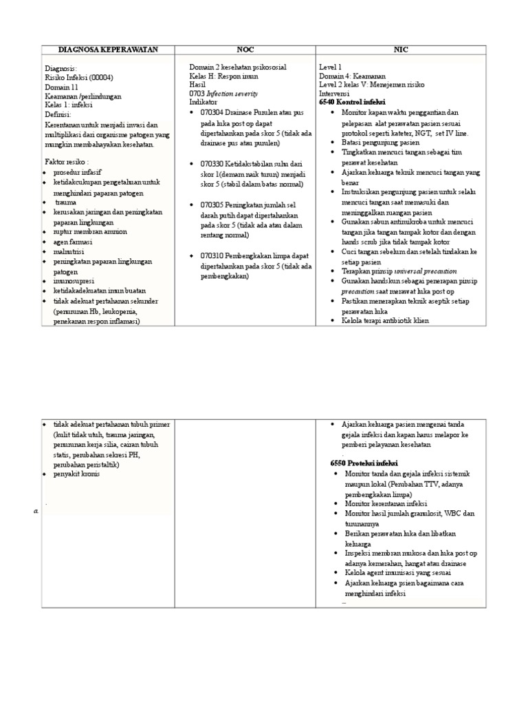 Resiko Infeksi | PDF