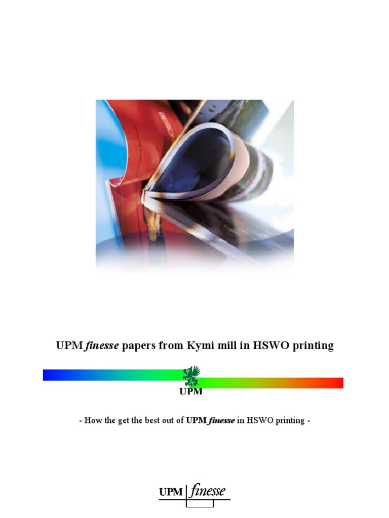 UPM Finesse - HSWO Printing Guide - 2010 | PDF | Graphic Design | Printing