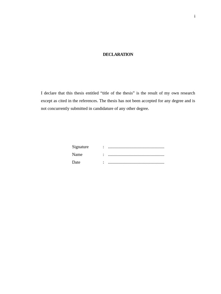 UTM Thesis Templete - by Mohdzamri - Utm | PDF | Abstract (Summary ...