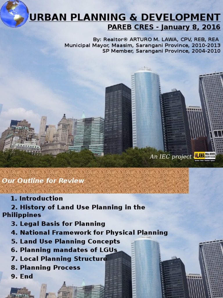 Urban Land Use Planning Framework | PDF | Urban Planning | Sustainability