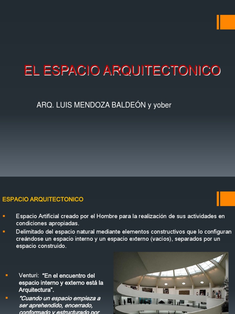 Definición y características del espacio arquitectónico | PDF ...