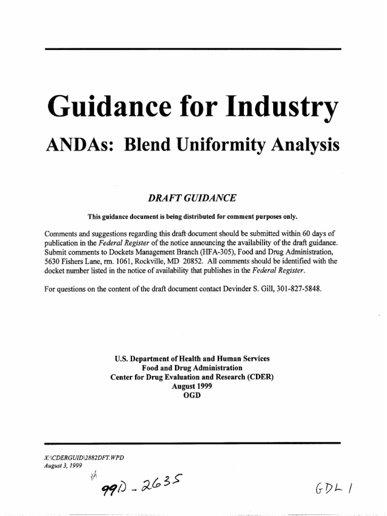 Blend Uniformity | PDF