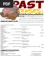 Mixed Past Tenses Worksheet | PDF | Leisure