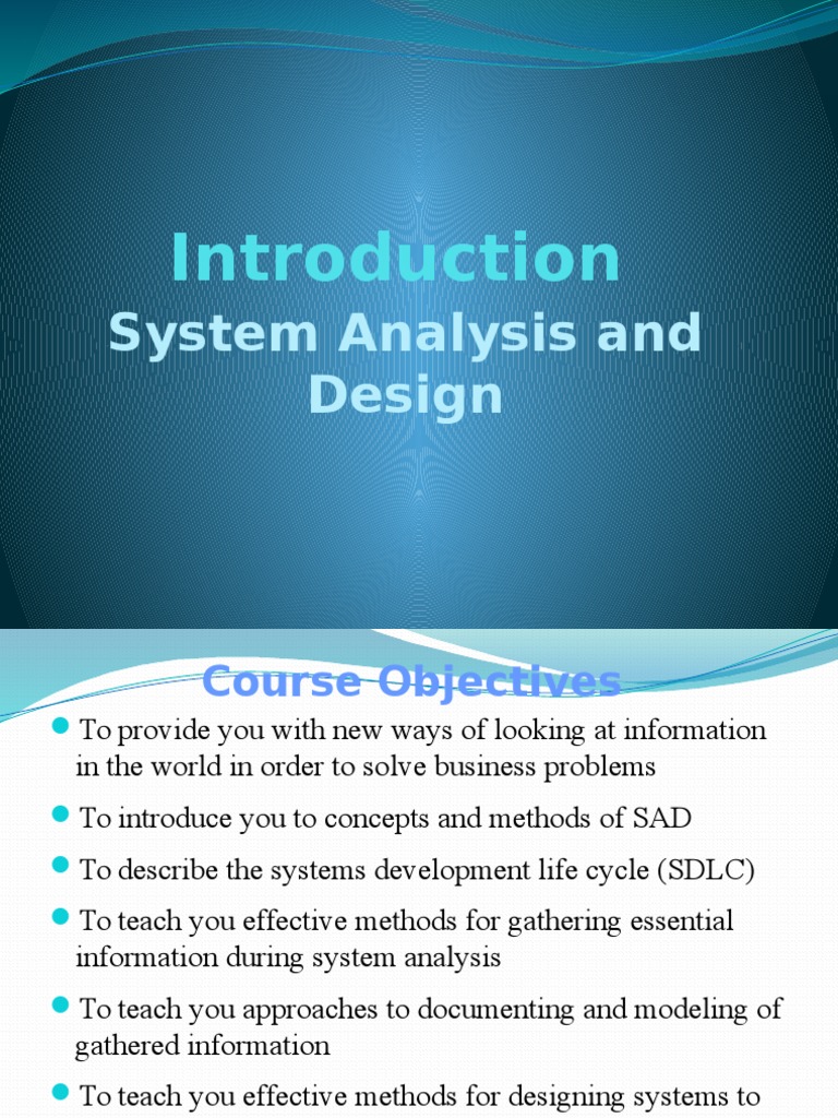 Lec1 & 2 - Introduction | PDF | Systems Design | Software Development Process