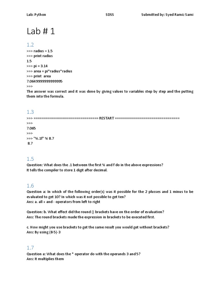 Lab Python | PDF