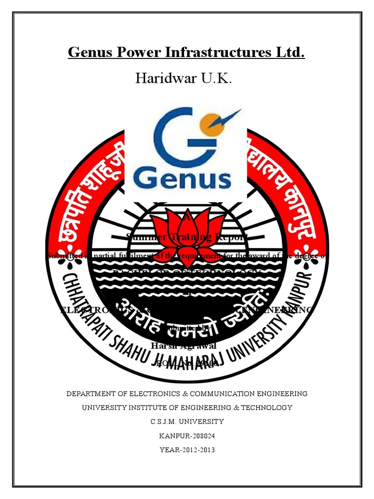 Genus Power Infrastructures LTD | PDF