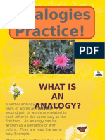 SAT Analogy Practice Questions | PDF