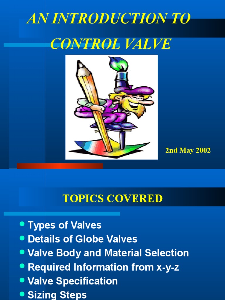 Control Valve Present | PDF | Valve | Pressure