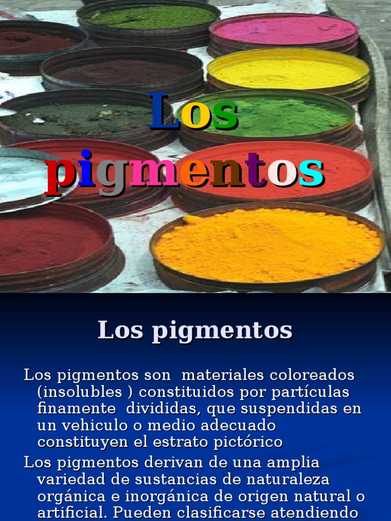 Los Pigmentos | PDF | Refracción | Pigmento