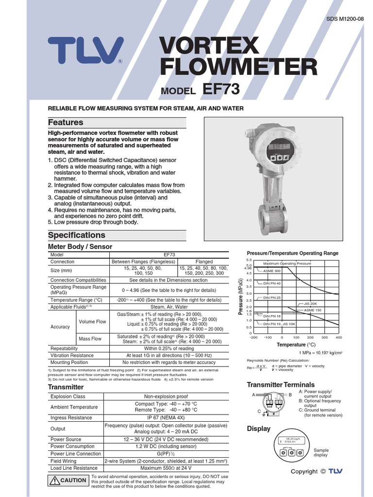 Reliable Flow Measurement for Steam, Air and Water: Technical ...