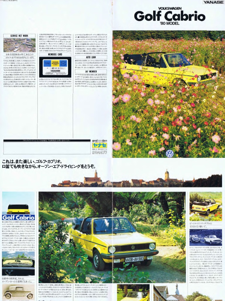 VW Golf Cabrio | PDF | Business