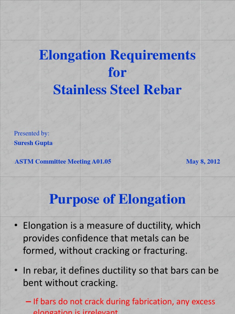 Elongation Requirements For Rebar | PDF | Fracture | Materials Science