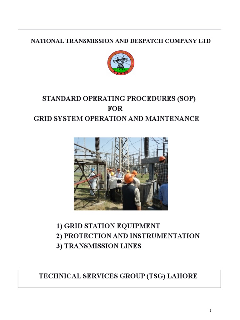 Sop Maintenance Final - Part1 | PDF | Electrical Breakdown | Transformer