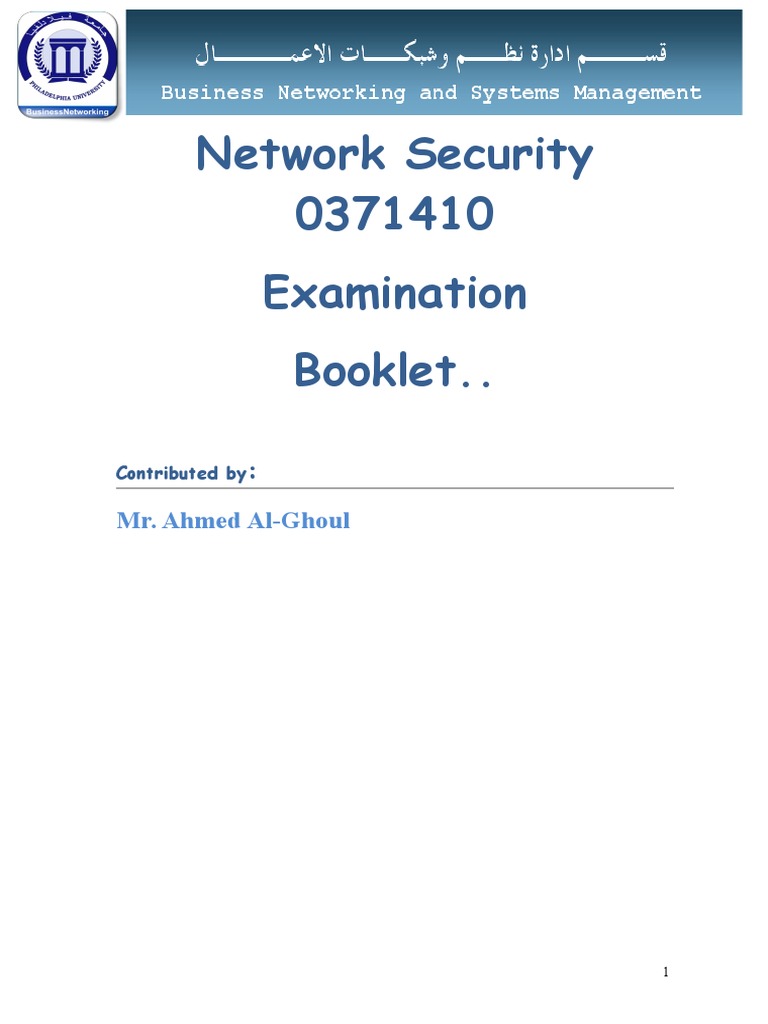 Network Security | PDF | Computer Virus | Radius