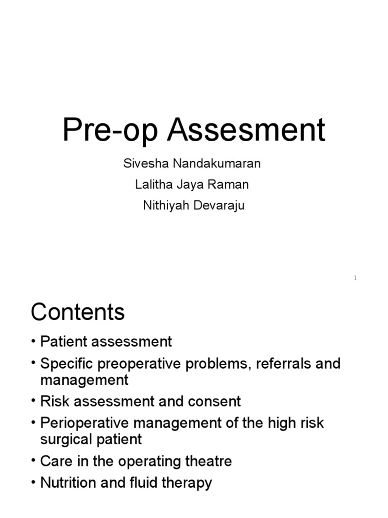 Pre-Op Assesment SemSurgY5 | PDF | Cardiology | Coronary Artery Disease