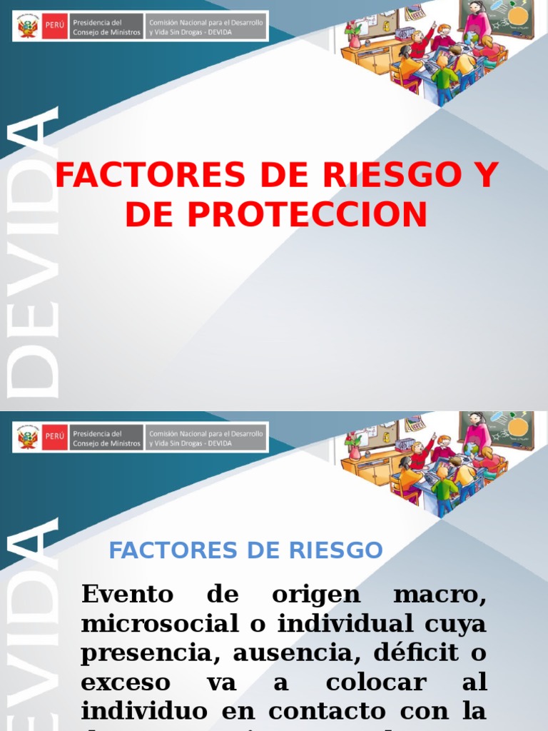 Factores de Riesgo y de Protección | PDF | Comportamiento | Conceptos ...