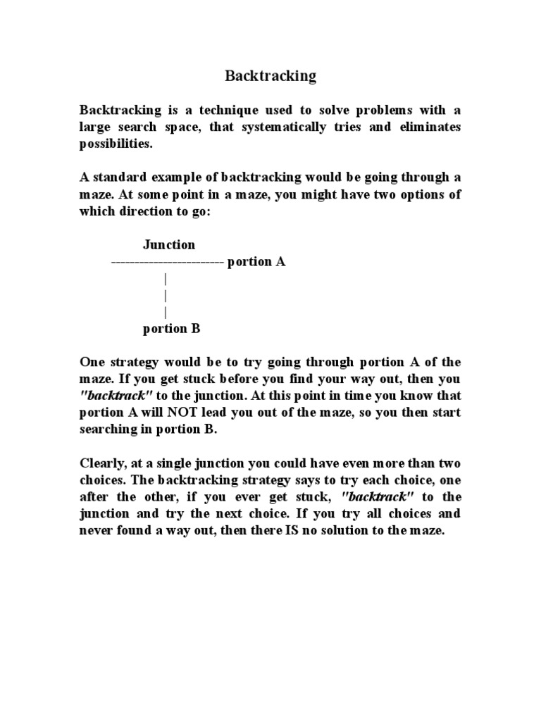 Backtracking | PDF | Prime Number | Areas Of Computer Science