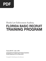 Intro to Florida Law Enforcement Training | PDF | Crimes | Crime & Violence