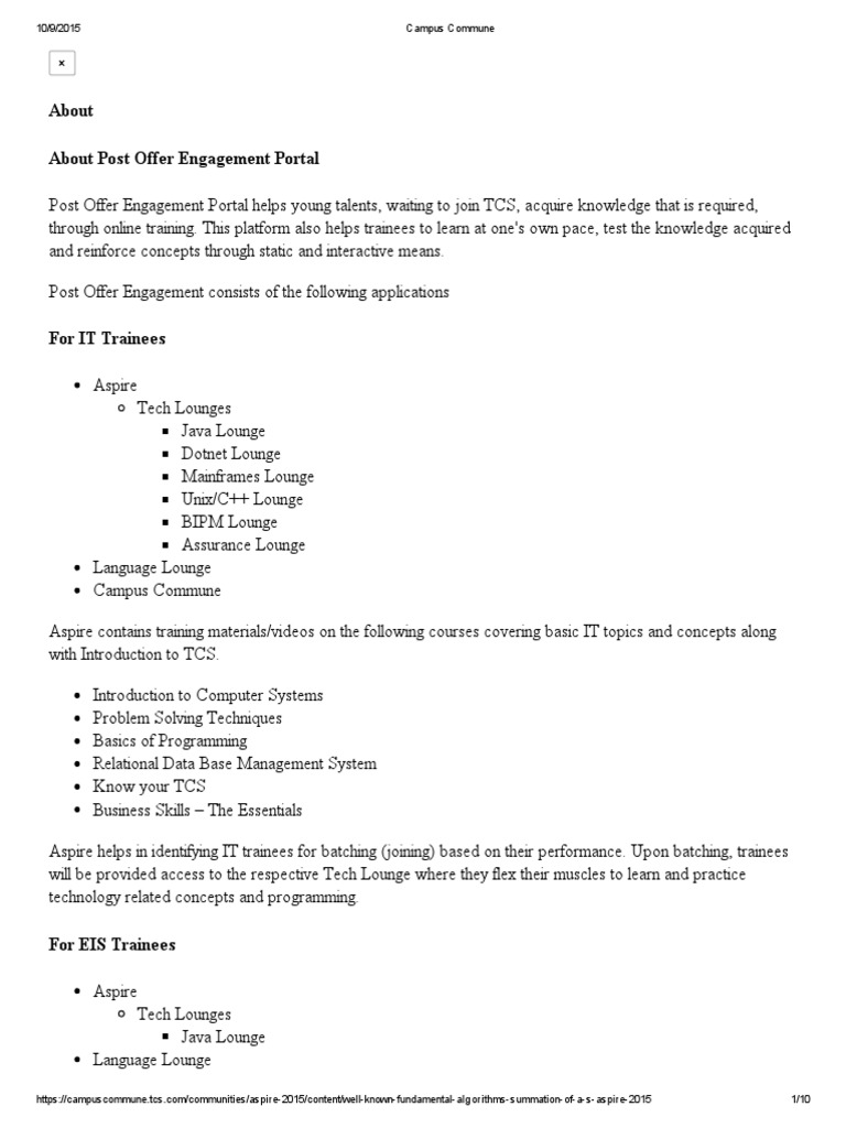 Tcs Notes Pdf Summation Algorithms