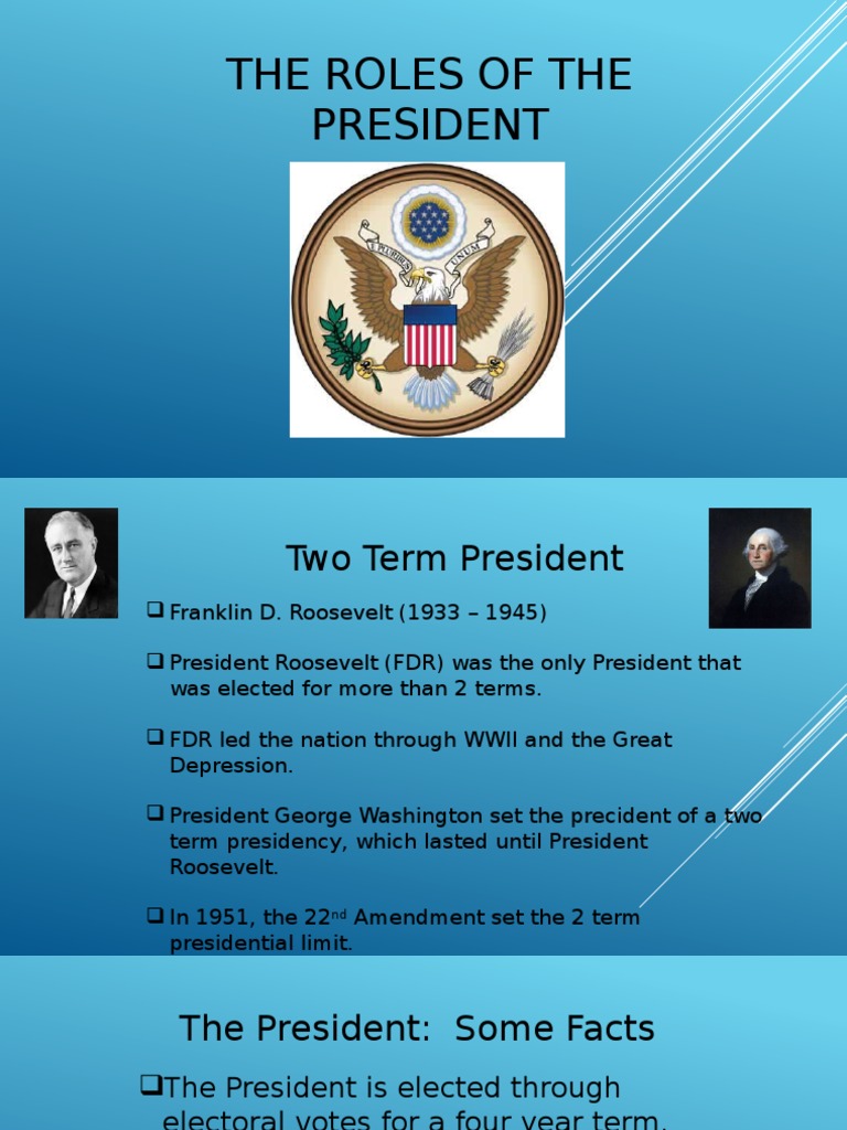 The Many Roles of the President | PDF | Presidents Of The United States ...
