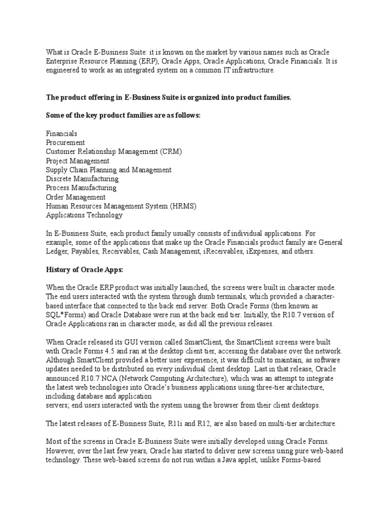 Apps Basics Session 1 | PDF | Oracle Database | Web Application