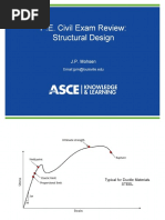 PE Civil - Structural Practice Exam | PDF | Beam (Structure) | Deep ...