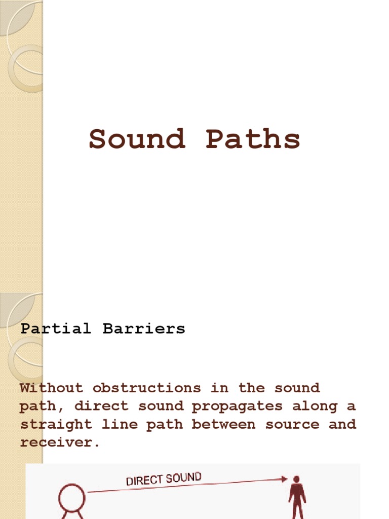Sound Paths | PDF | Attenuation | Diffraction