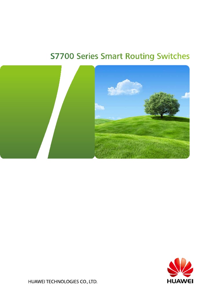 Huawei S7700 Switch Datasheet (22-Oct-2012) | PDF | I Pv6 | Load ...