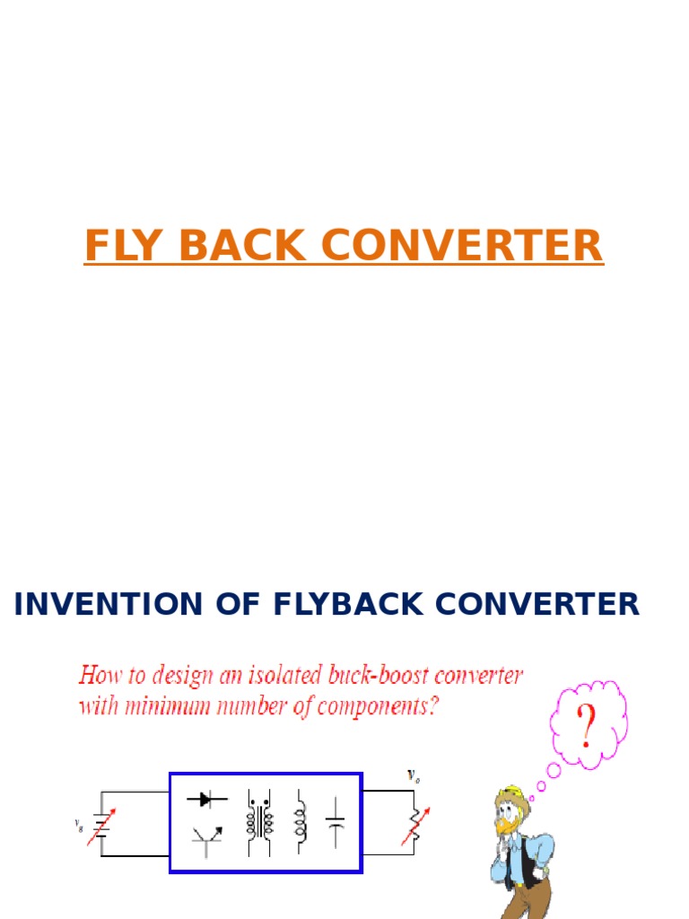 Flyback Converter: Design and Features | PDF | Technology & Engineering