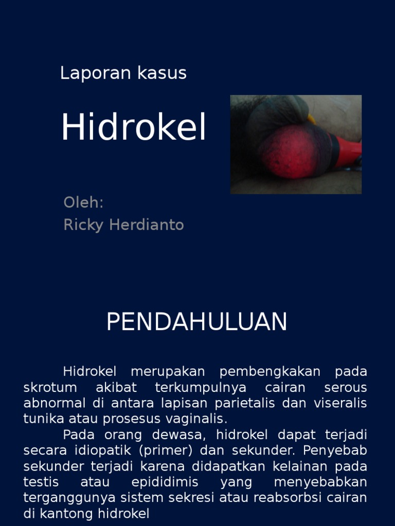 Hidrokel | PDF | Pengembangan Diri | Kesehatan Holistik