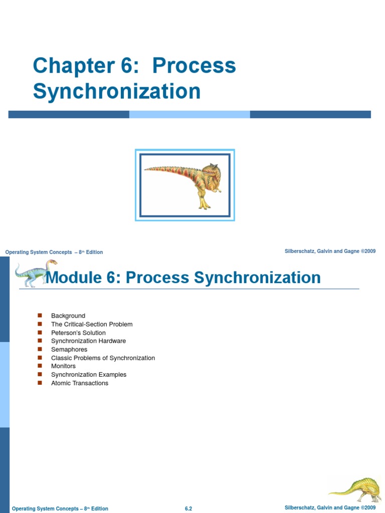 Process Synchronization Ppt Thread Computing Information Technology Management