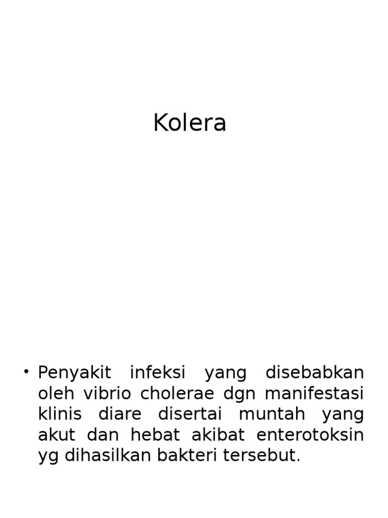 Kolera | PDF