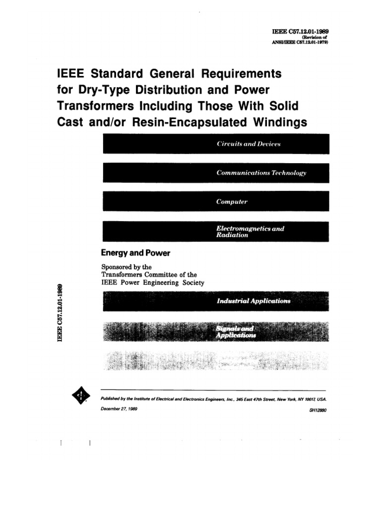 Ieee C57.12.01-1989 | PDF
