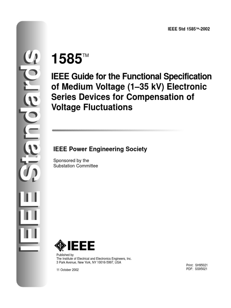 IEEE Standards 1585 | PDF | Power Inverter | Electric Power Distribution