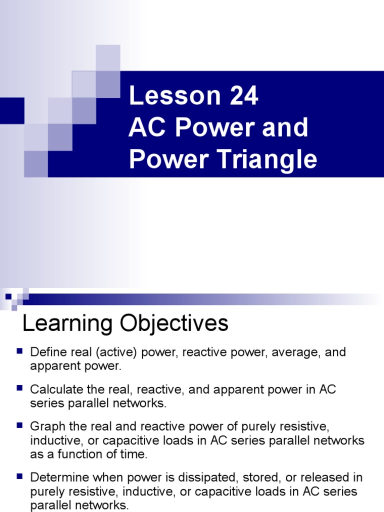 Understanding the Power Triangle in AC Circuits | PDF | Ac Power ...