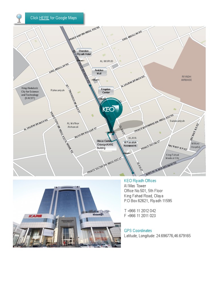 Riyadh City Map Overview | PDF | Business