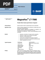 Magnafloc 10: Technical Information Mining Chemicals | PDF | Chemistry ...