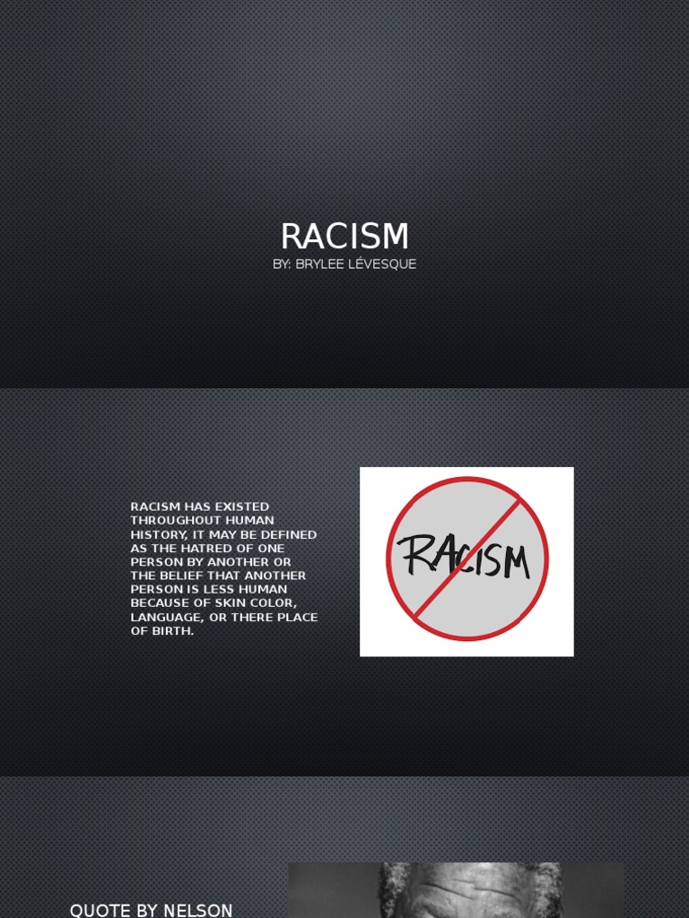 Understanding Racism Through History | PDF