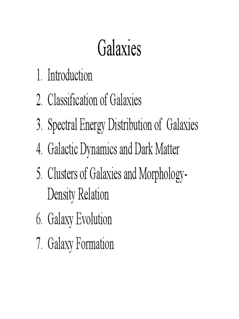 Galaxies | PDF | Milky Way | Extragalactic Astronomy