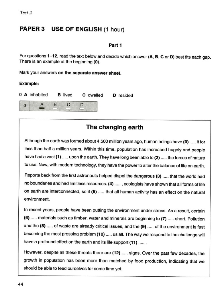 Use of English Advanced | PDF