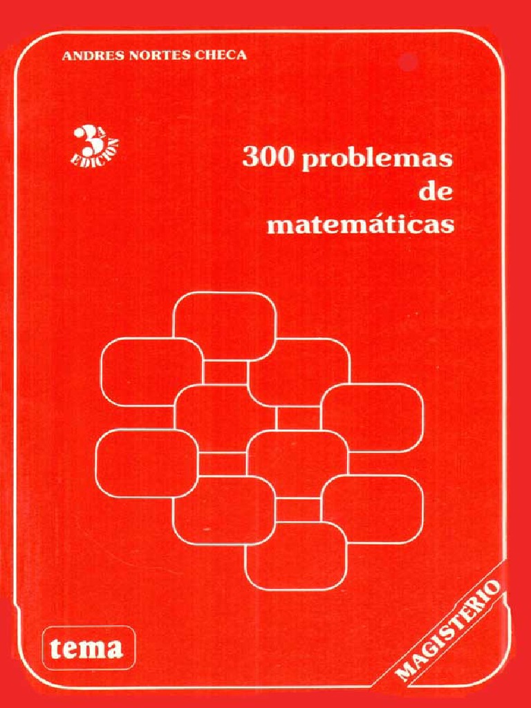 300 Problemas de Matemáticas | PDF
