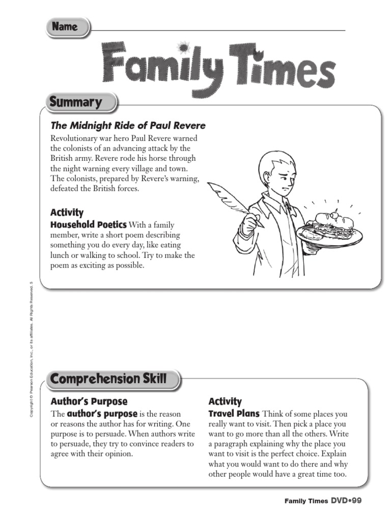 Paul Revere Worksheets The Midnight Ride Of Paul Revere Word Scramble